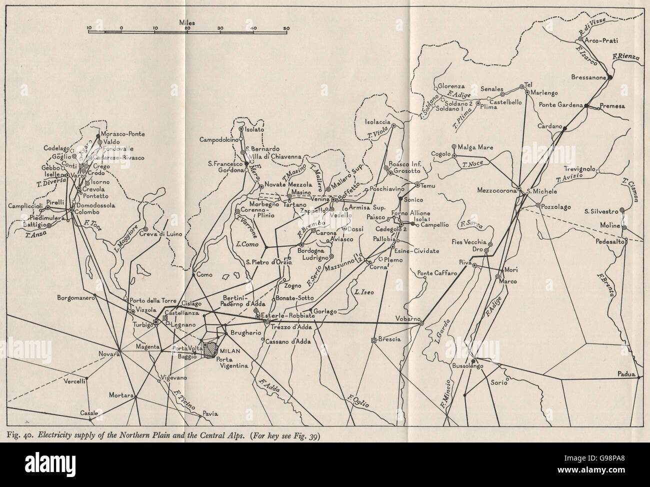 ITALY: Electricity supply. Po Basin & Alps. WW2 ROYAL NAVY INTELLIGENCE ...