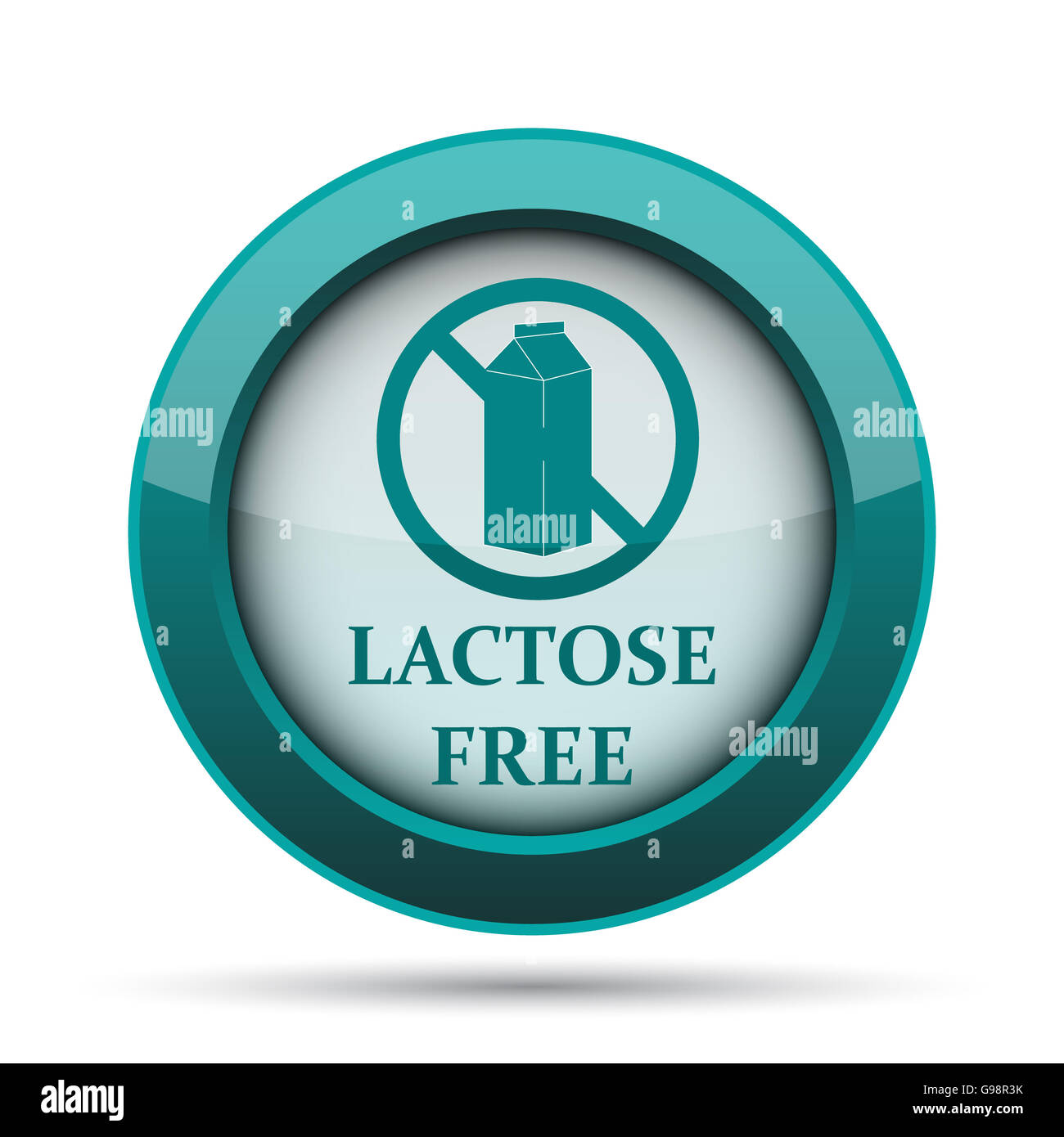 Lactose intolerance sign on white hi-res stock photography and images ...