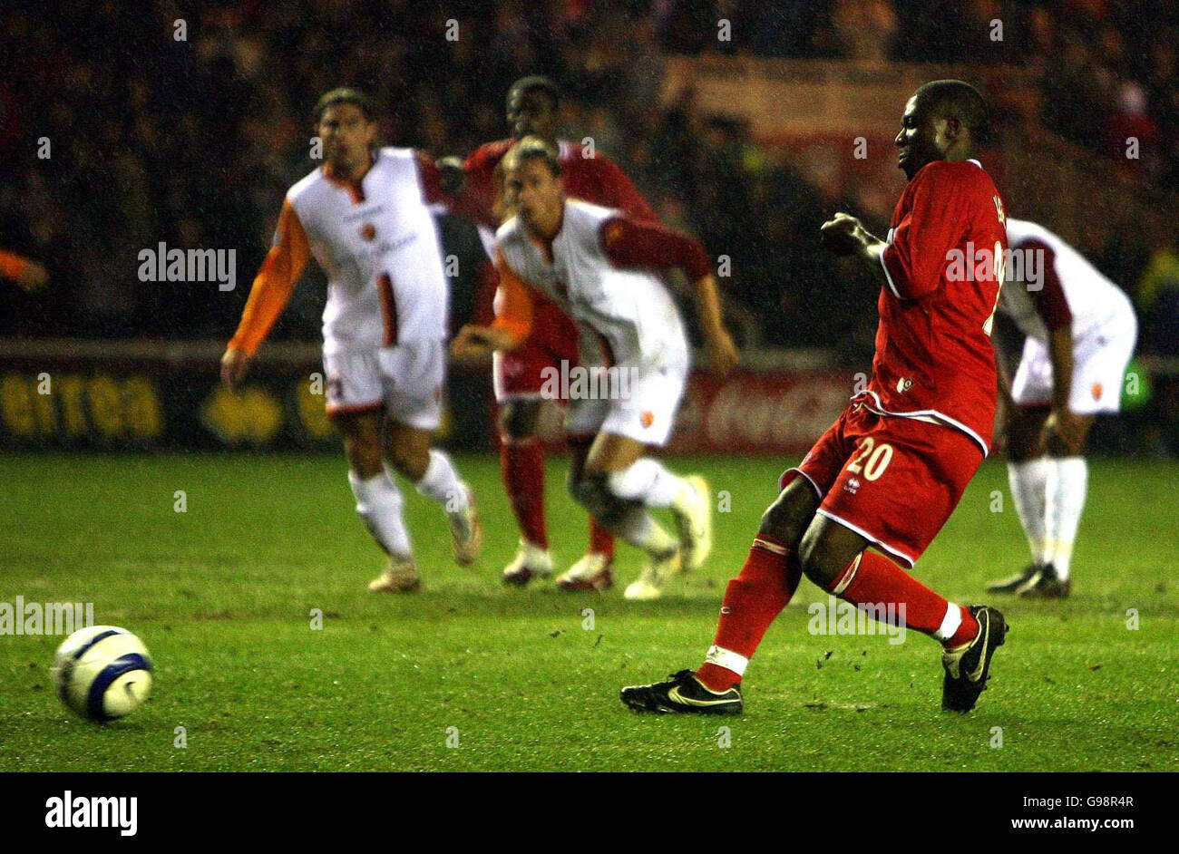 Middlesbrough's Aiyegbeni Yakubu scores from the penalty spot against ...