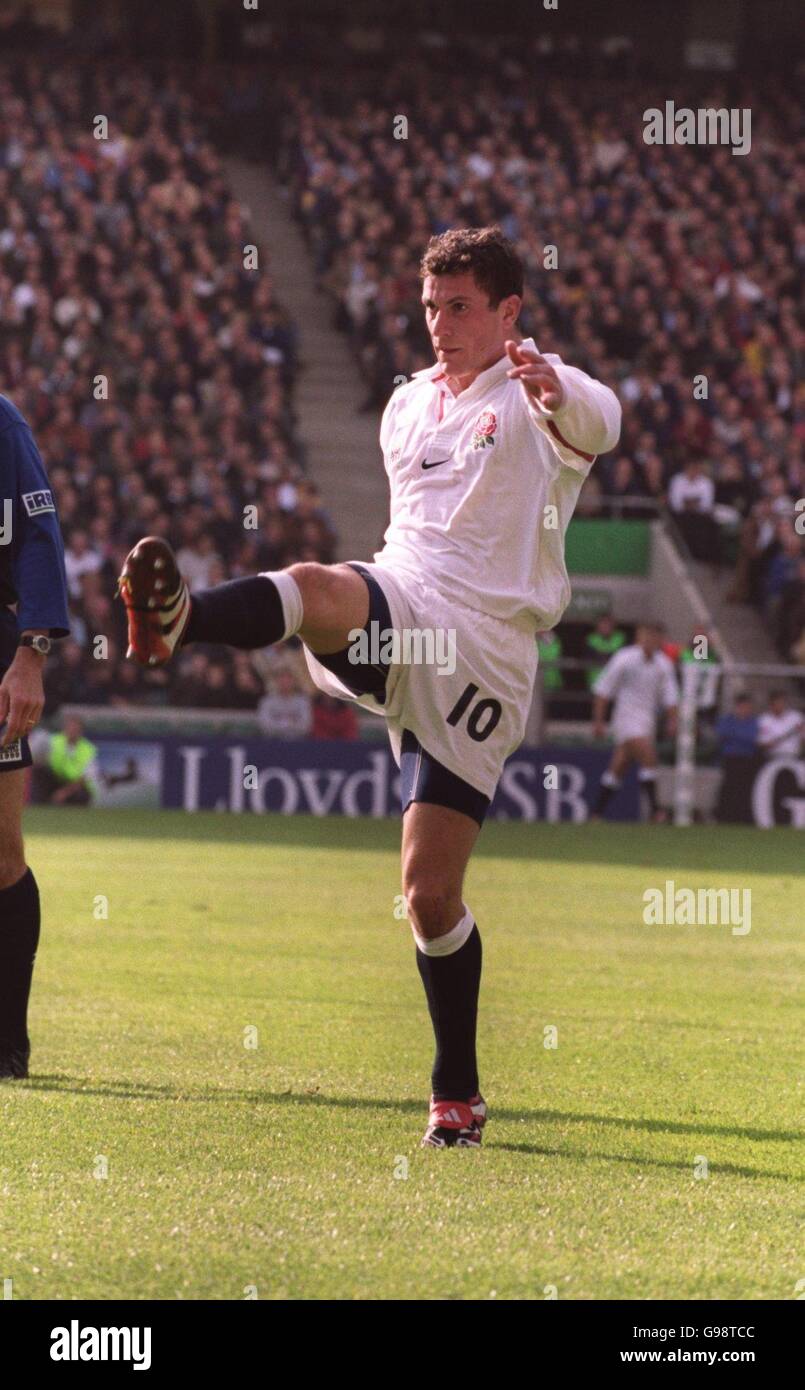 Rugby Union - Rugby World Cup 99 - Pool B - England v Tonga. Paul ...