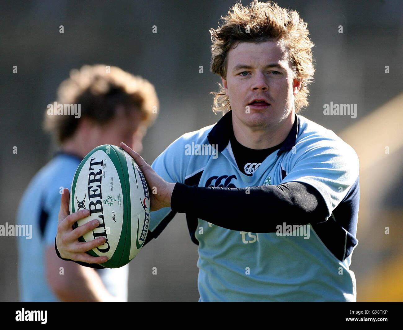 Ireland captain brian odriscoll during training session at lansdowne ...