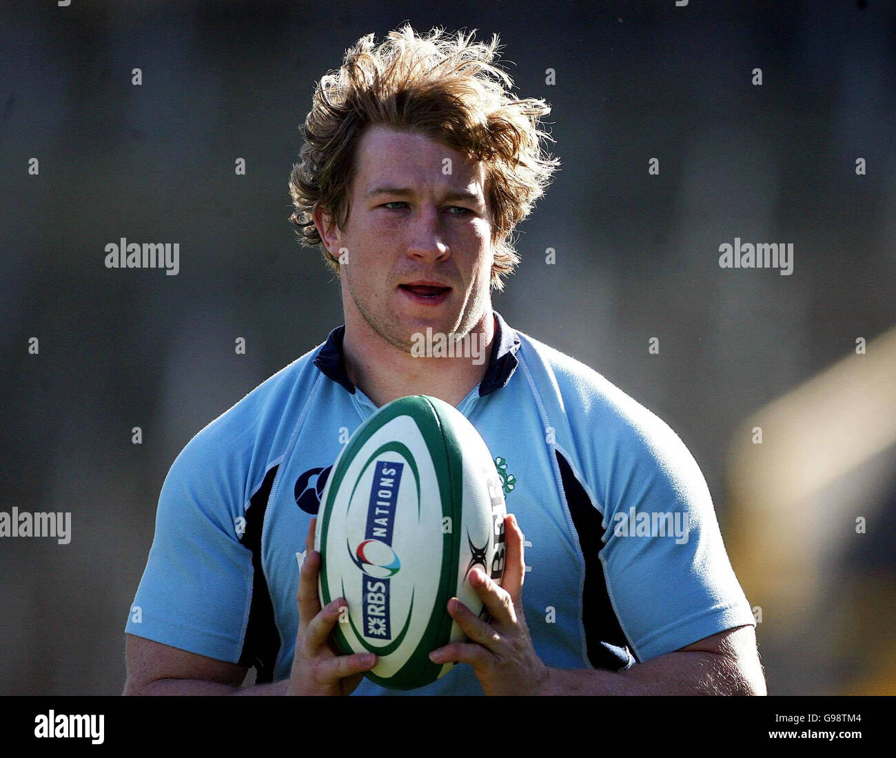 Ireland's Gerry Flannery during a training session at Lansdowne Road in ...