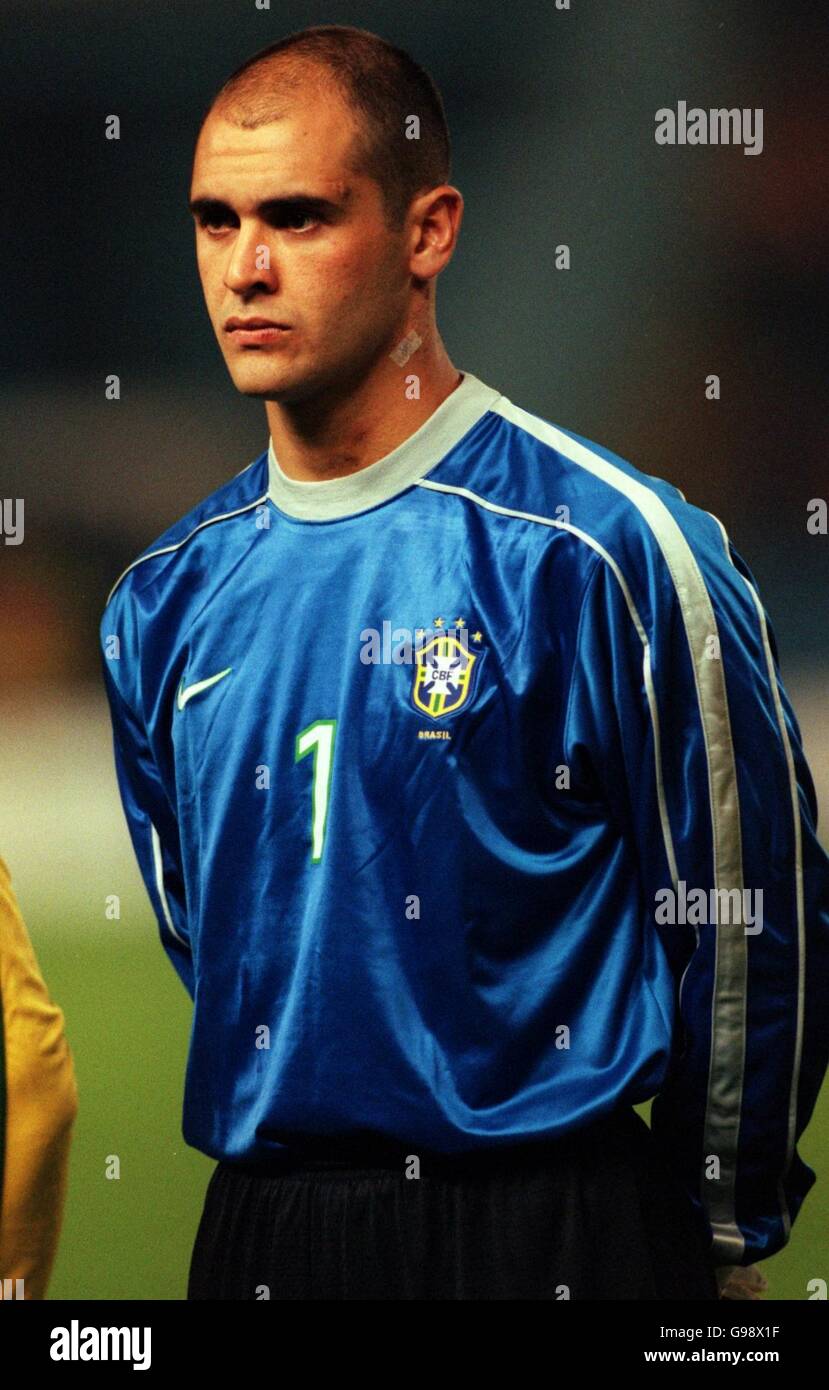 Soccer - Friendly - Spain v Brazil. Marcos, Brazil goalkeeper Stock ...