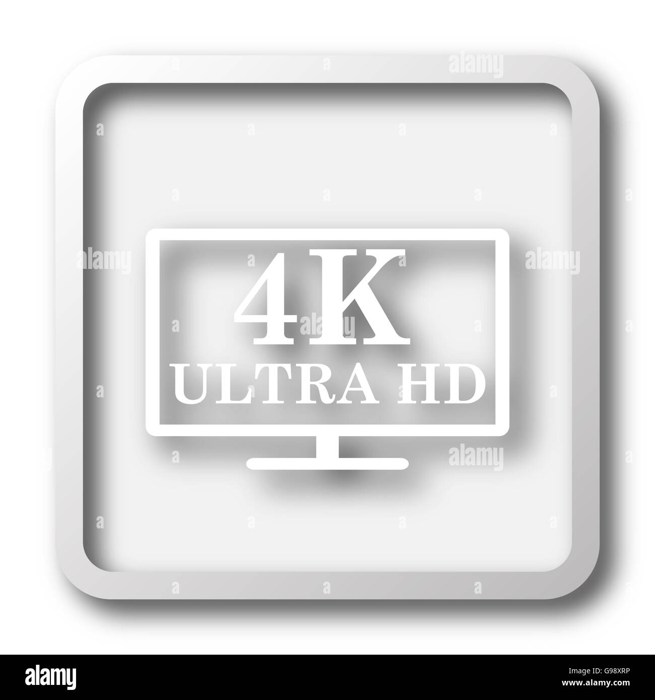 Internet icon on screen 4k Cut Out Stock Images & Pictures - Alamy