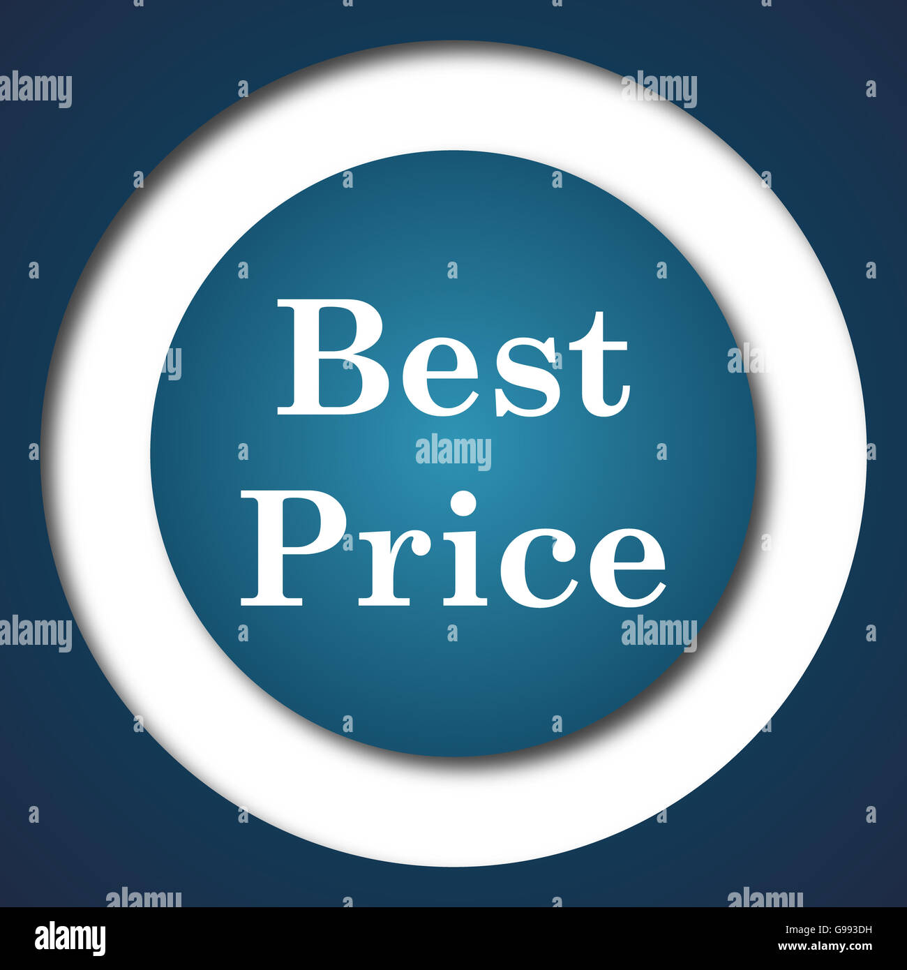 Best price icon. Internet button on white background Stock Photo - Alamy