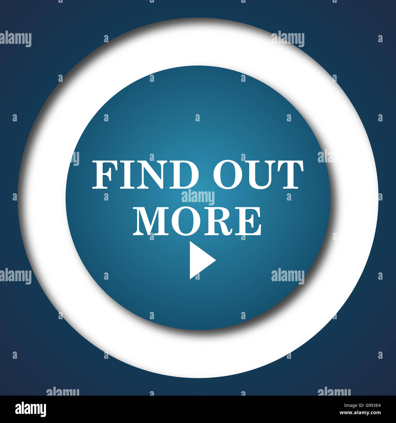 Find out more icon. Internet button on white background Stock Photo - Alamy