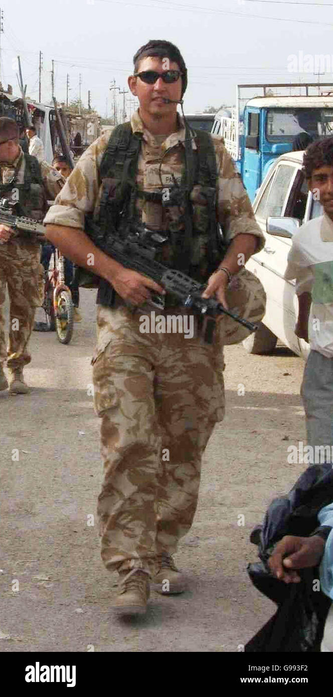 Lieutenant Richard Palmer, 27, of the Royal Scots Dragoon Guards who ...