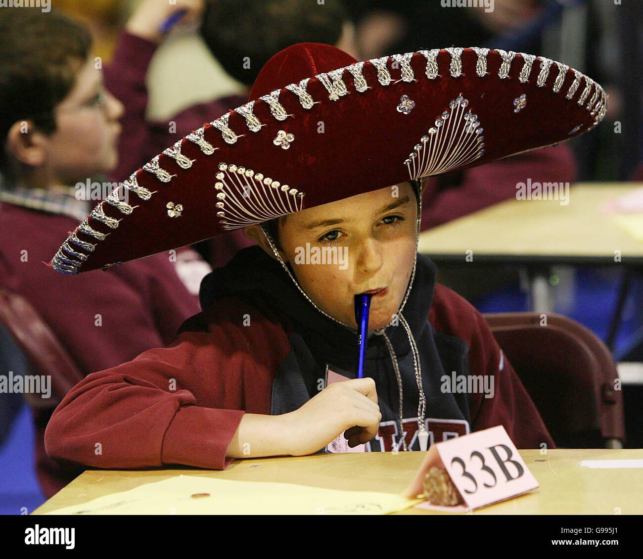 Sean Delaney from Scoil Mhuire Clarinbridge, Co Galway taking part in ...