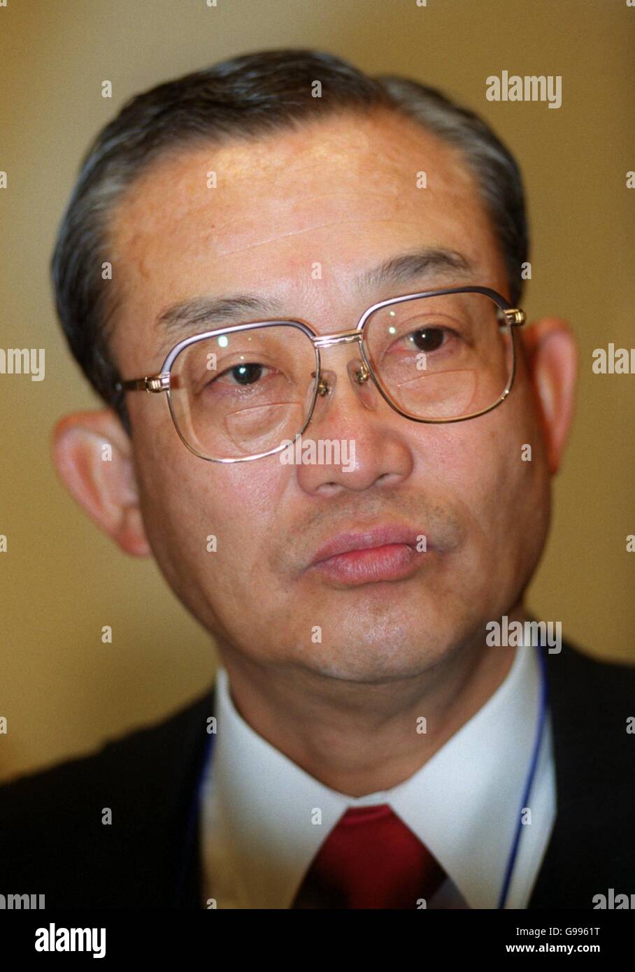 Fifa 2002 world cup preliminary draw in tokyo hi-res stock photography ...