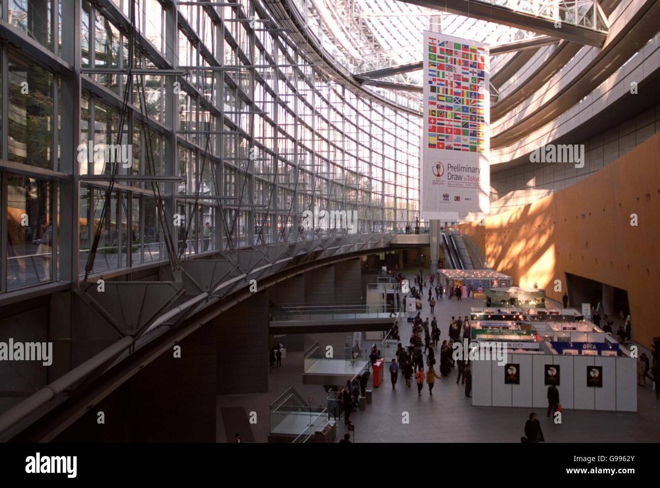 Soccer fifa world cup 2002 preliminary draw tokyo international forum ...