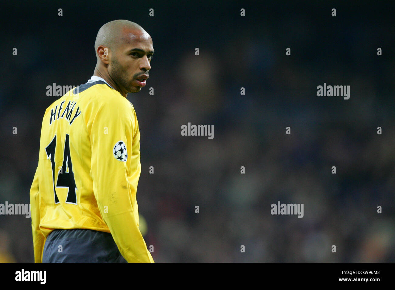 Arsenal's Thierry Henry during the UEFA Champions League match against ...