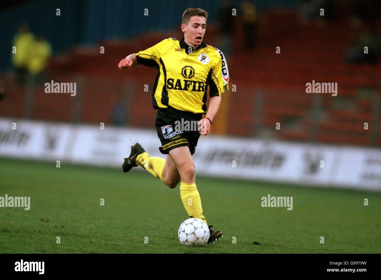Belgian Soccer - Eerste Klasse - Charleroi v Eendracht Aalst. Sammy Van ...
