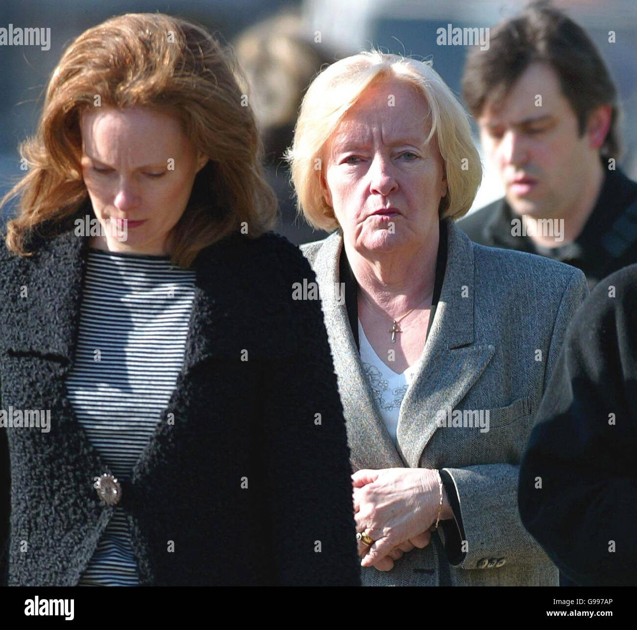 Julie robson arrives at southampton crown court in hampshire hi-res ...