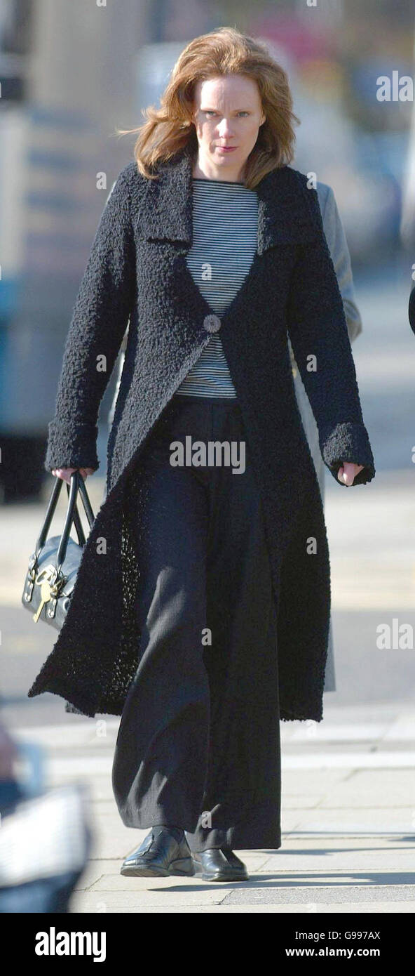 Julie Robson arrives at Southampton Crown Court in Hampshire,Thursday ...