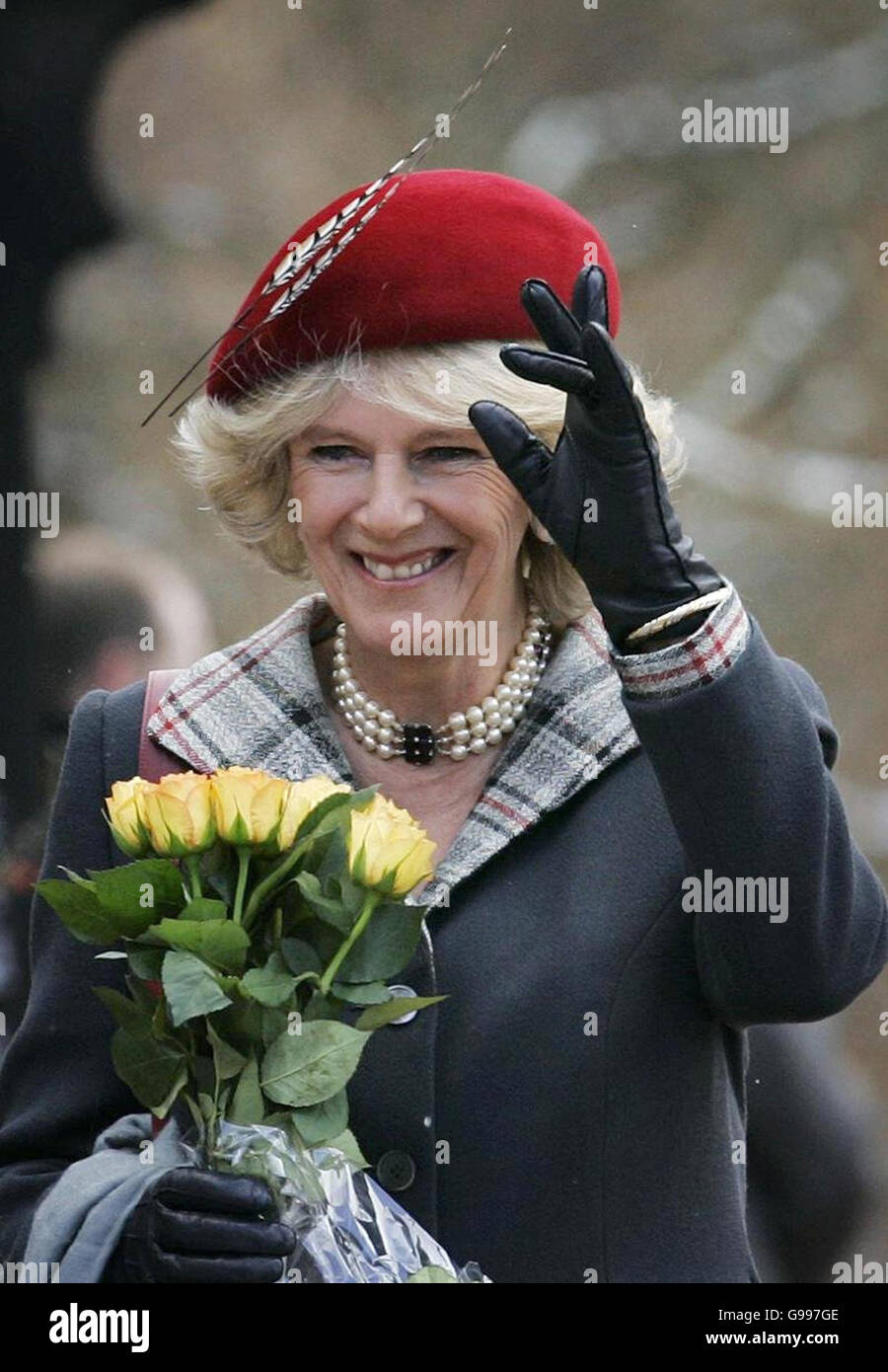 The Duchess of Rothesay (as she is known in Scotland) at Crathie Church ...