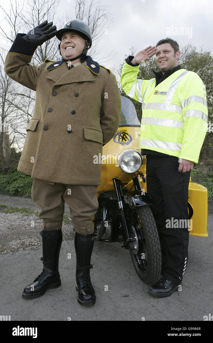 Retired AA patrolman Eric Parish puts modern day patrolman Scott Illman ...