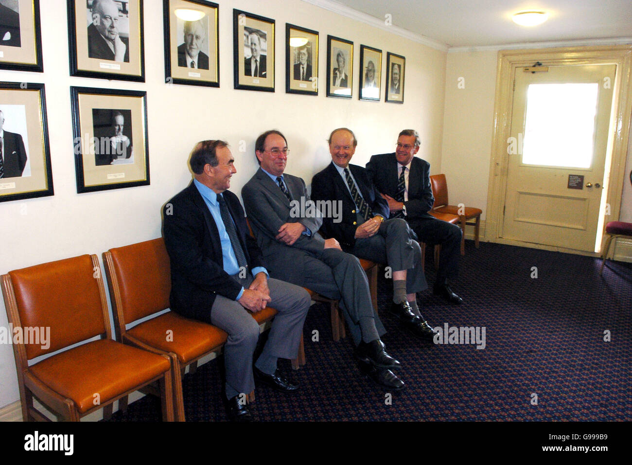 Chairman david stewart and chief executive paul sheldon hi-res stock ...