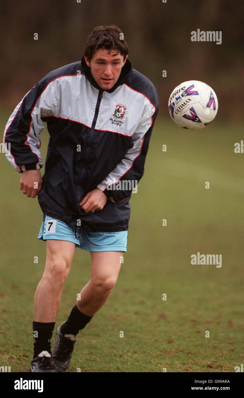 Coventry citys robbie keane during training hi-res stock photography ...