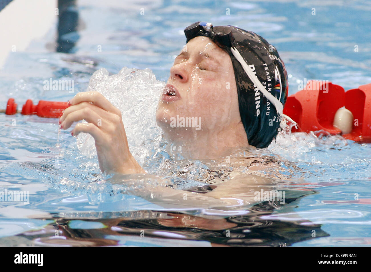 COMMONWEALTH Swimming. England's Terri Dunning Stock Photo - Alamy