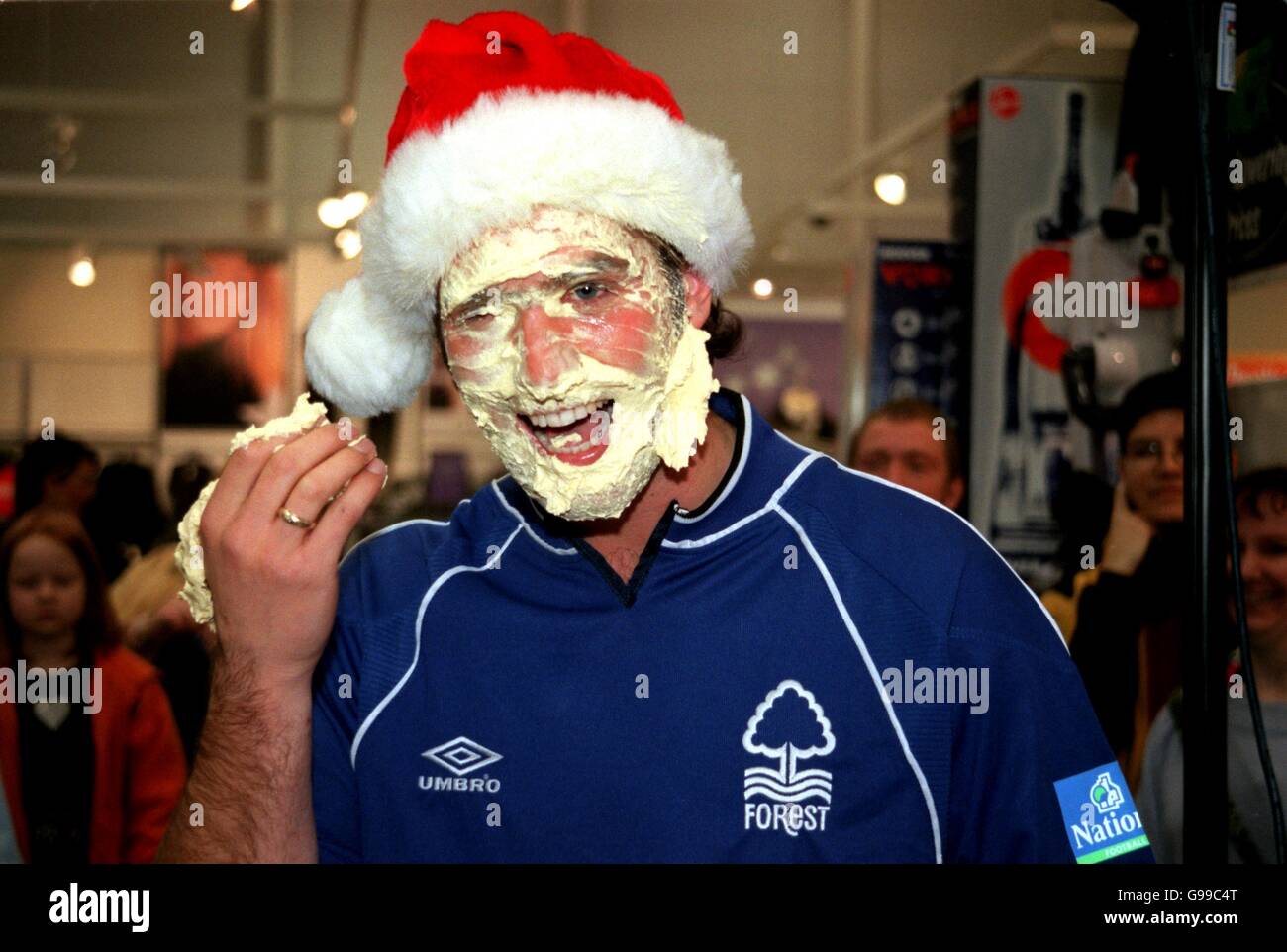 Face covered in custard hi-res stock photography and images - Alamy