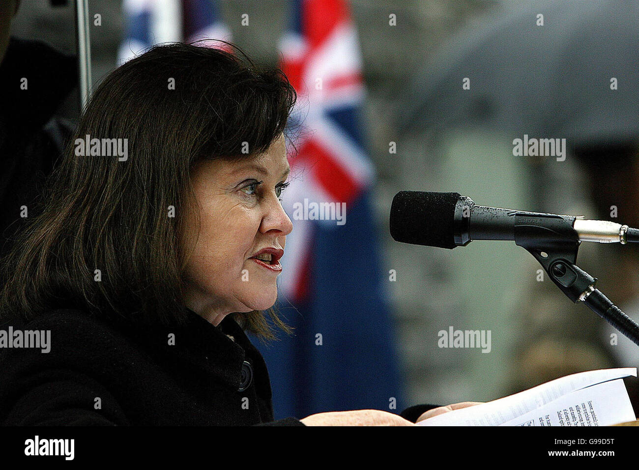 Australian Ambassador Anne Plunkett at the Australian Army plot in ...