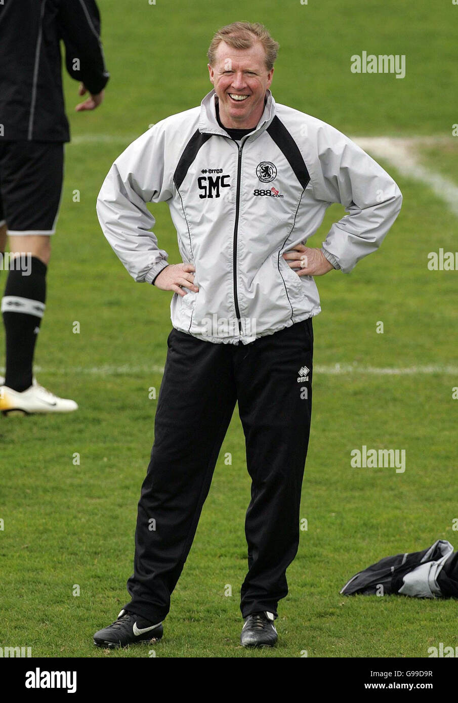 Middlesbrough manager steve mcclaren during training session at ...