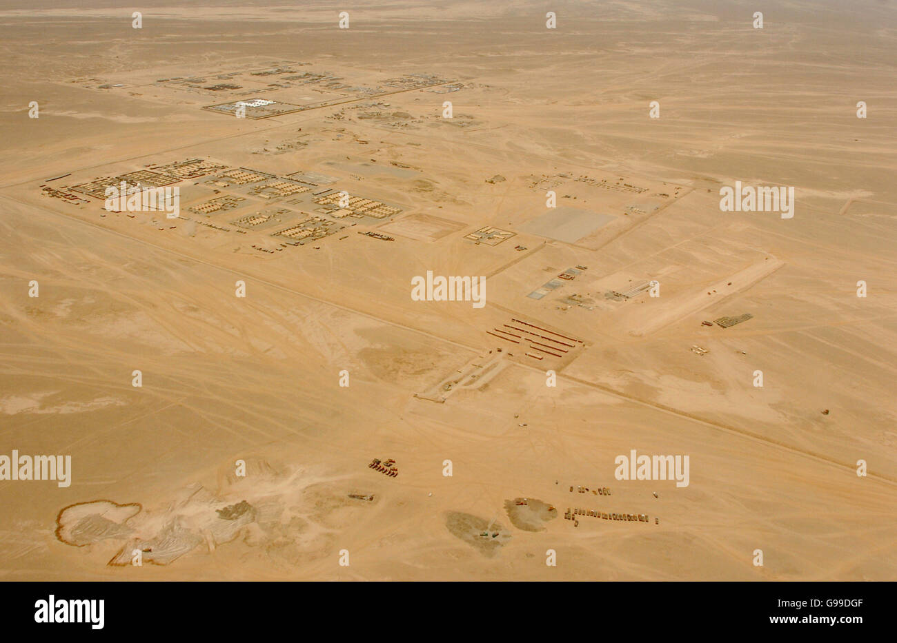 An aerial view of camp bastion in helmand hi-res stock photography and ...