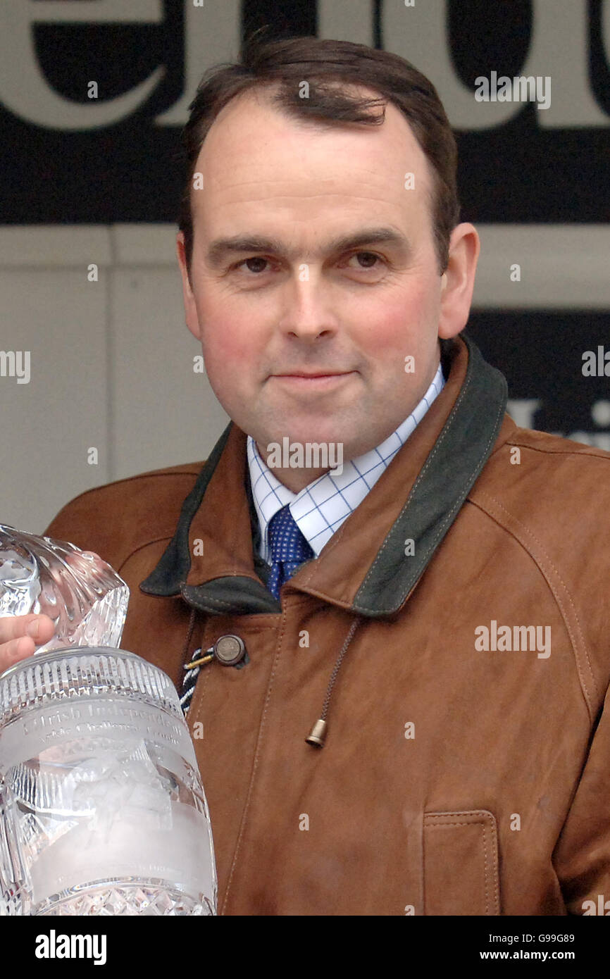 RACING Cheltenham. Alan King, Trainer Stock Photo - Alamy