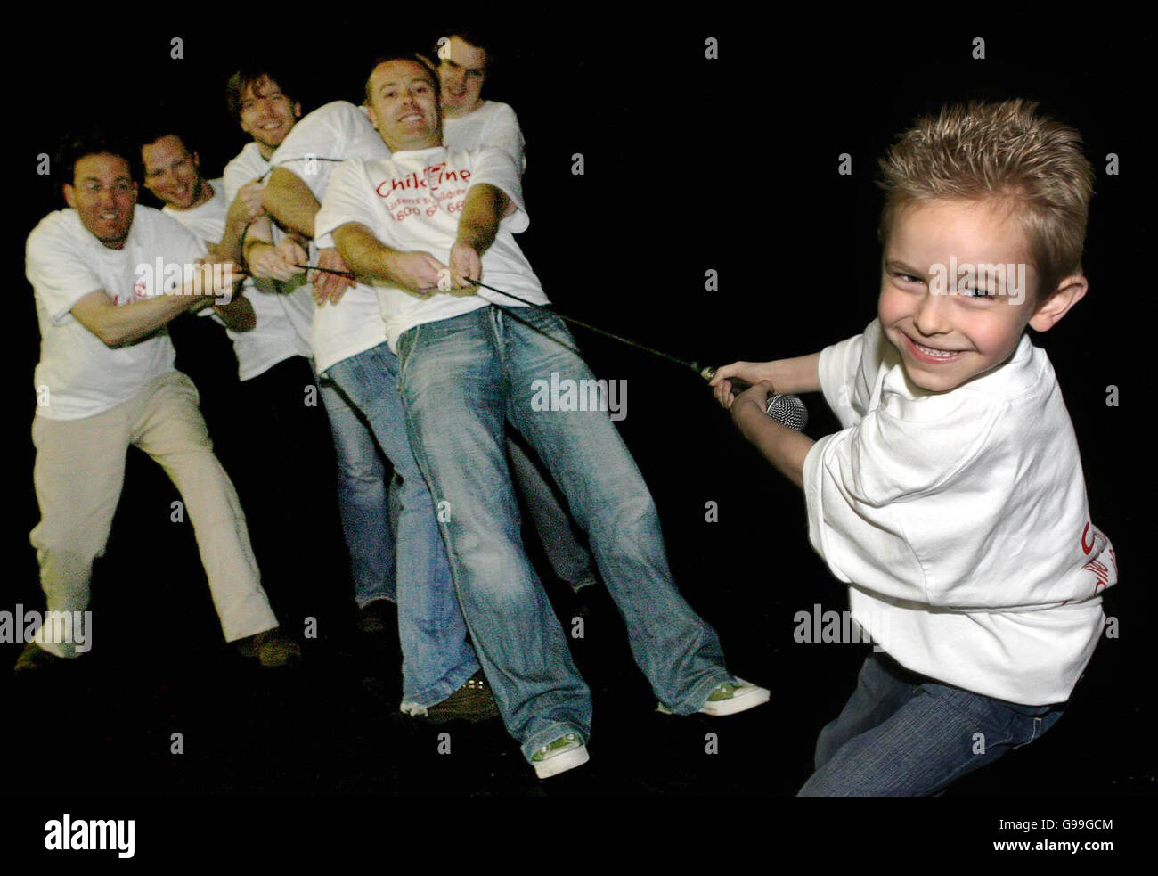 Luke Gorman, 8, joins Irish comedians Dermot Whealan, Eric Lalor, David ...