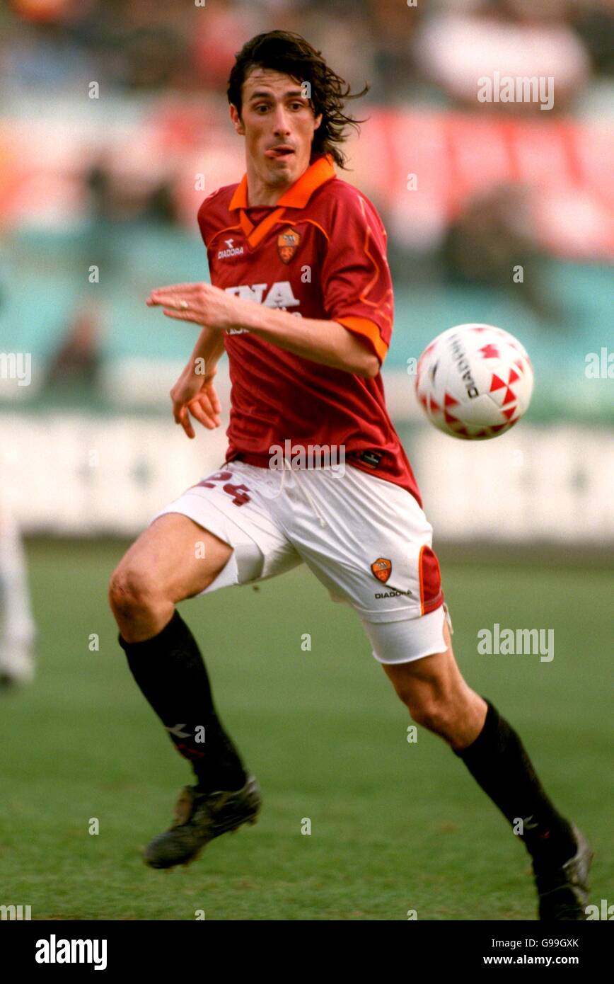 Italian Soccer - Serie A - Roma v Venezia. Roma's Marco Delvecchio ...
