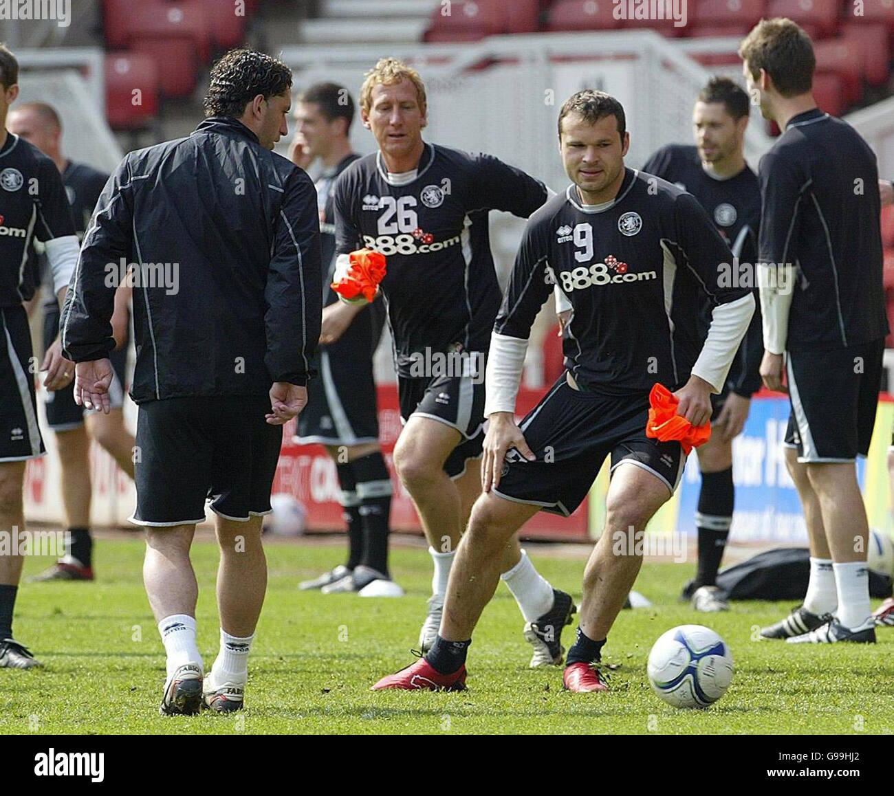 Middlesbroughs mark viduka during training session at the riverside ...