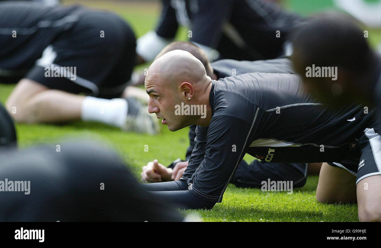Middlesbroughs massimo maccarone during training session at the ...