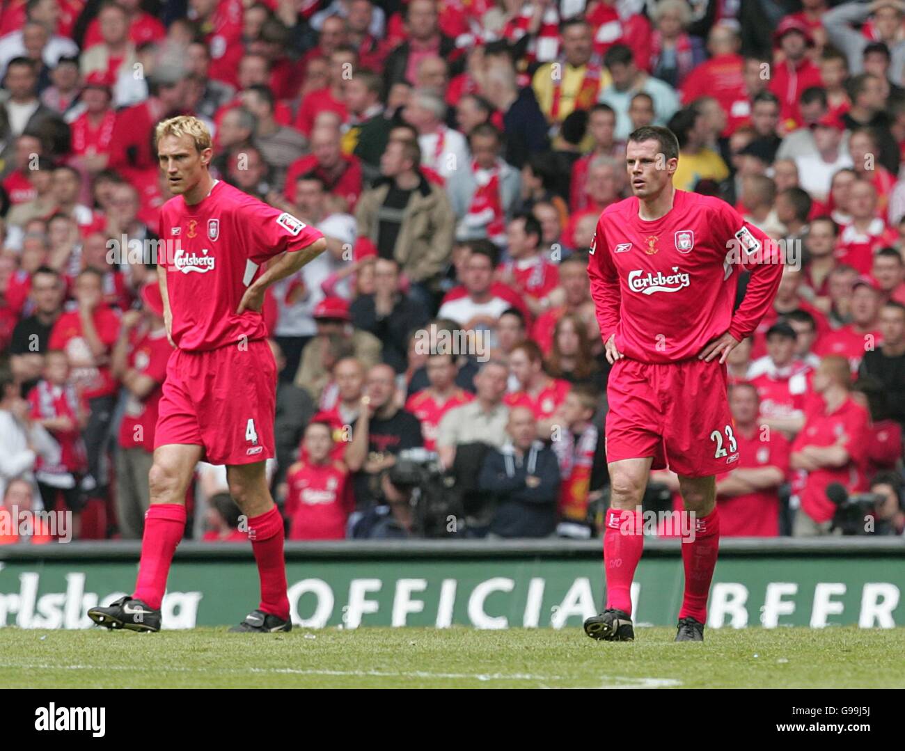 Jamie carragher own goal hi-res stock photography and images - Alamy