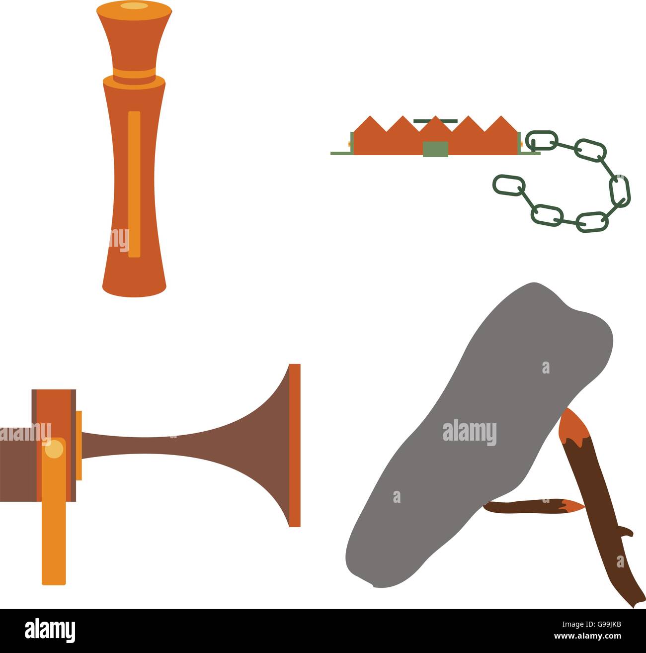 Dangerous traps Stock Vector Images - Alamy