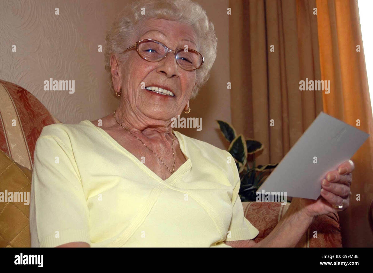 Mrs Betty Kay from Thorne near Doncaster, south Yorkshire, Saturday ...