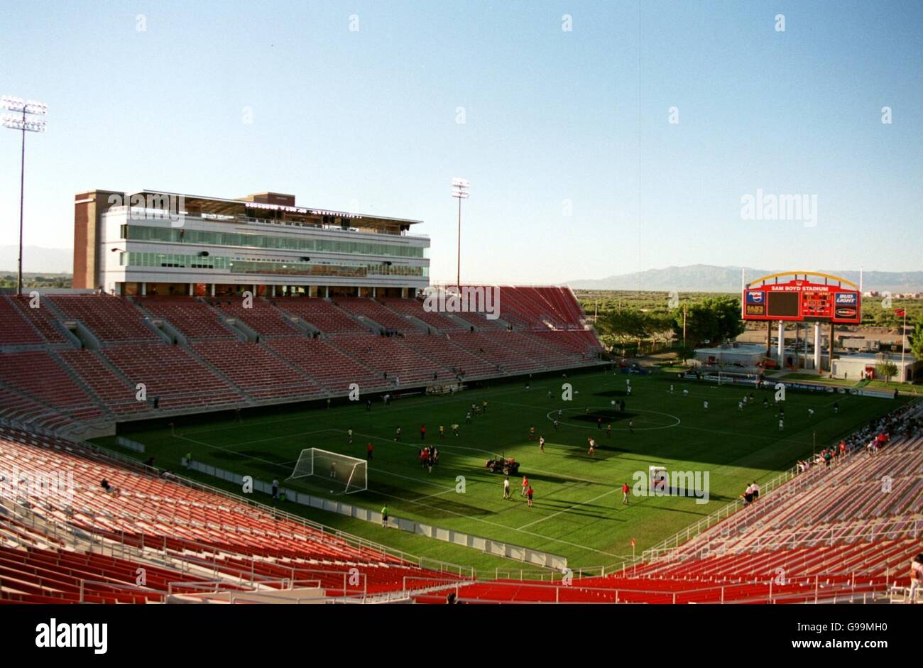 General view of Sam Boyd Stadium, Las Vegas, venue for the final stages ...