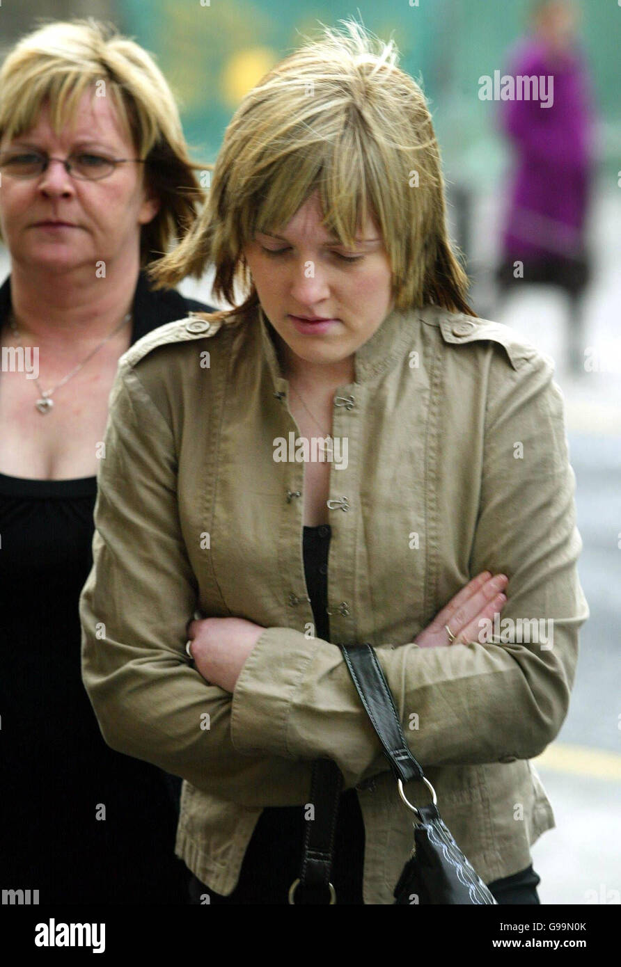 Beverley West arrives at Edinburgh High Court where she will be ...