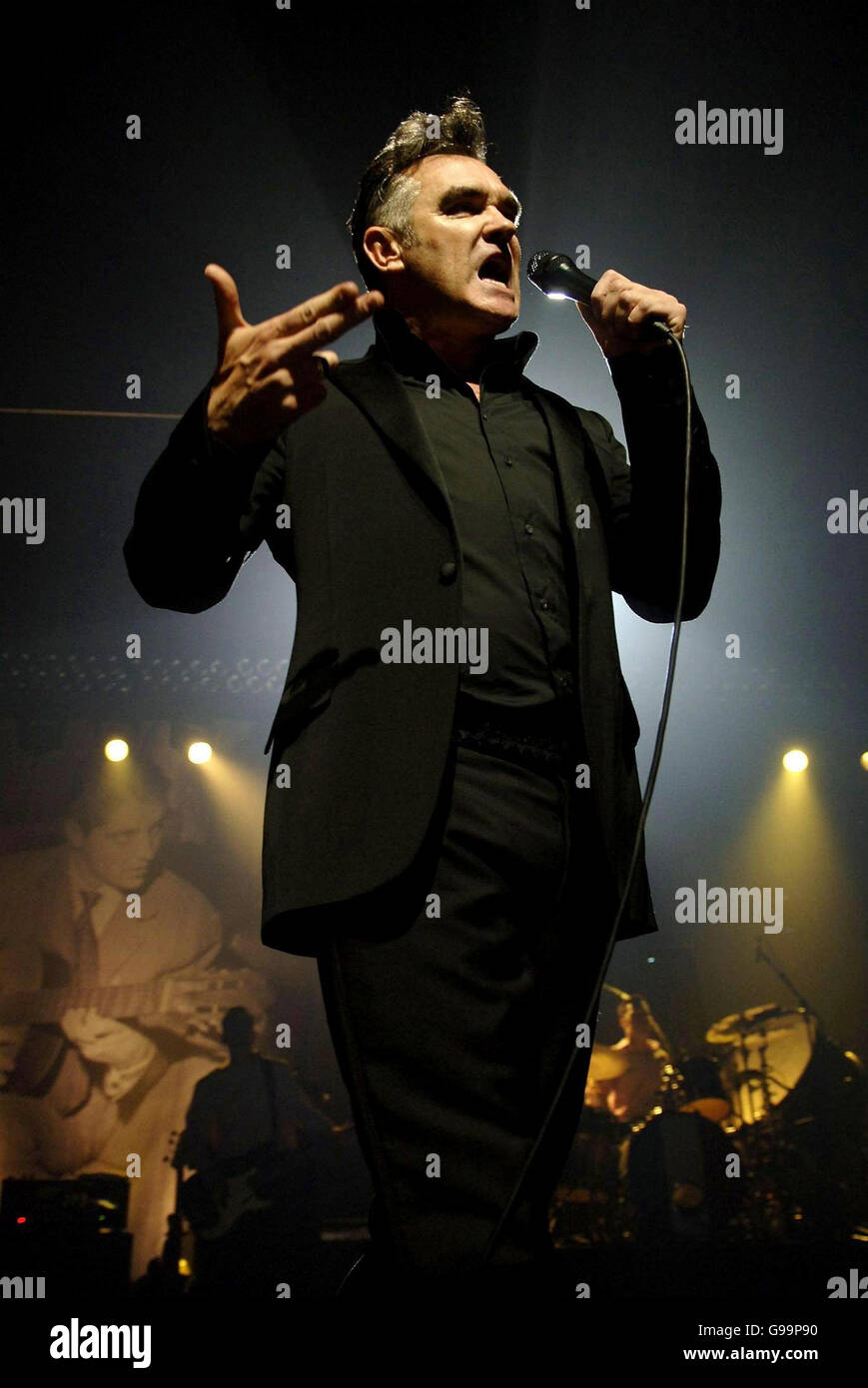 Morrissey performs lowry centre hi-res stock photography and images - Alamy