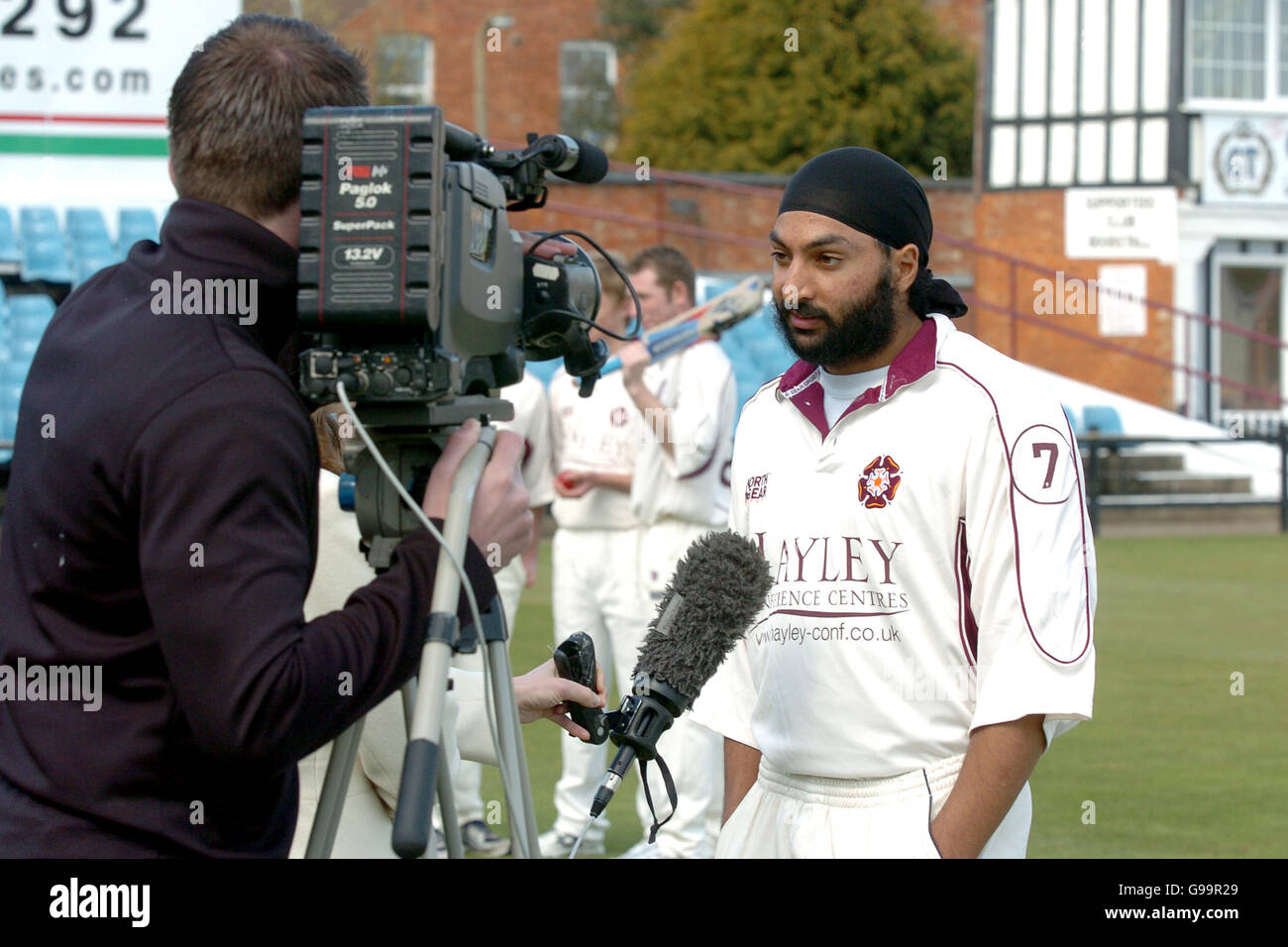 Northamptonshire ccc interviewed by media hi-res stock photography and ...