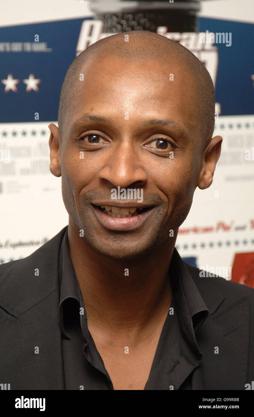 Andy Abraham arrives at the Gala Screening of 'American Dreamz', at the ...