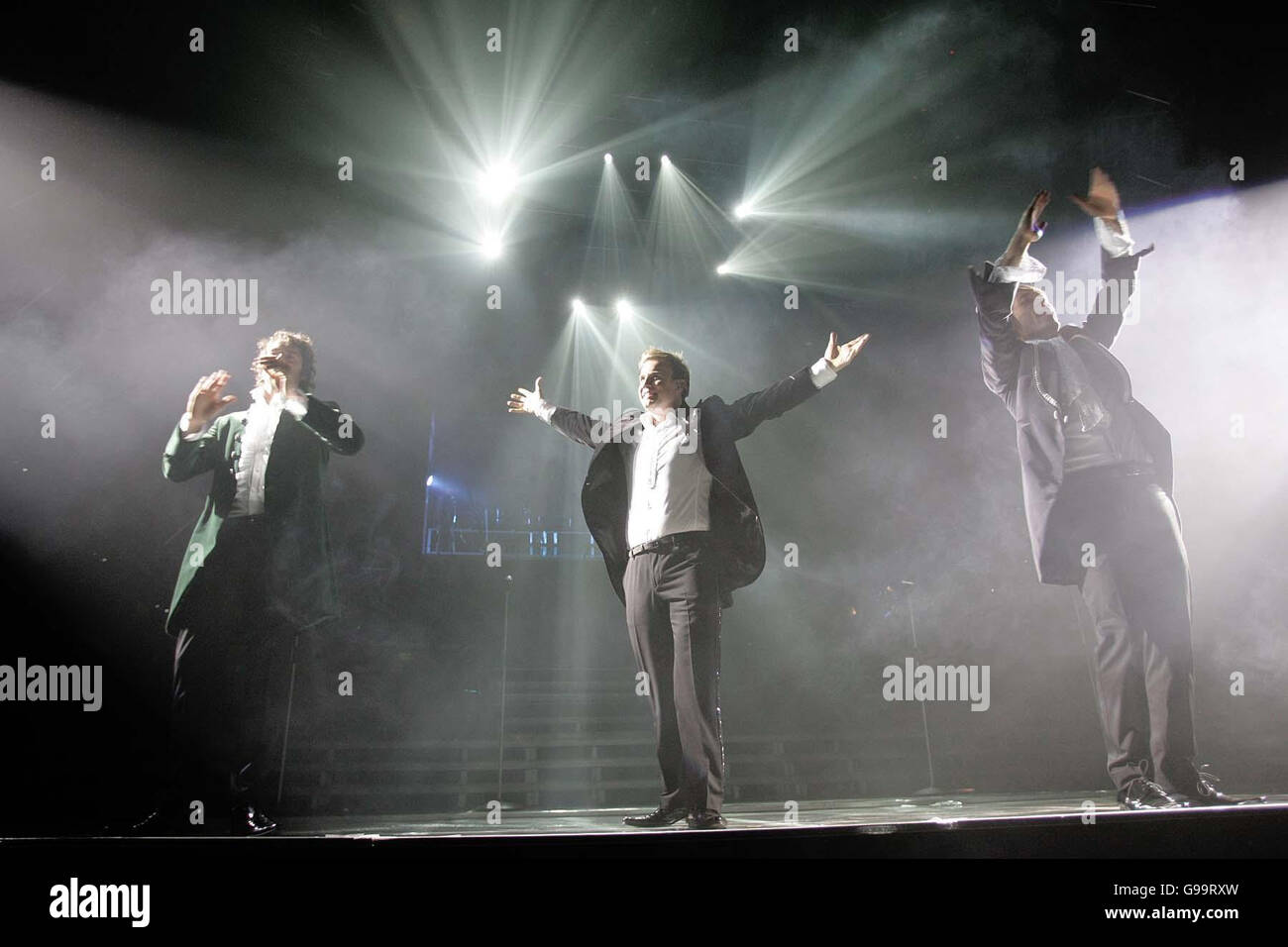 Take That kick off their tour at the Metro Arena, Newcastle Stock Photo ...