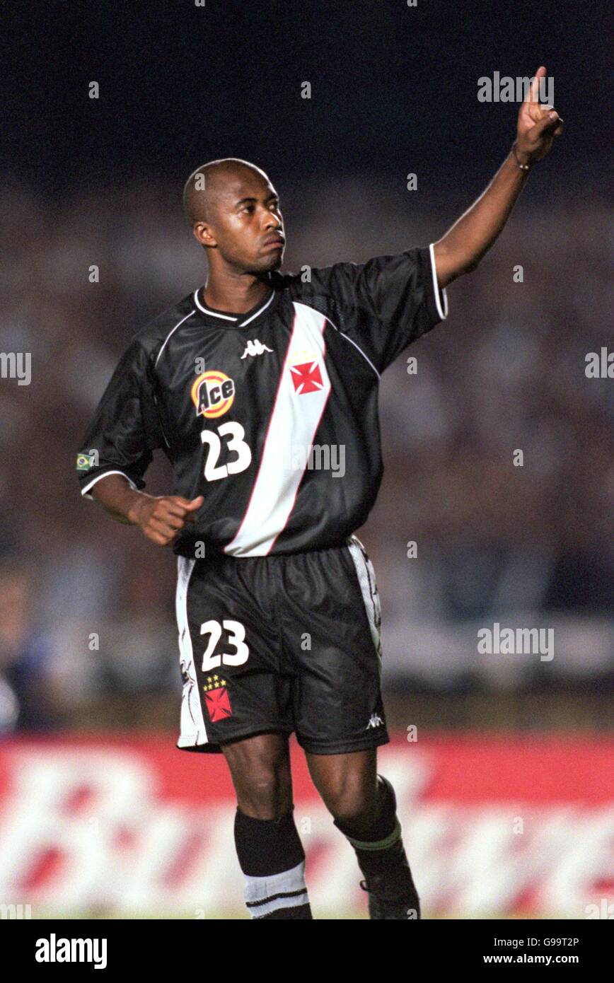 Vasco Da Gama's Alex Oliveira celebrates after scoring during the ...