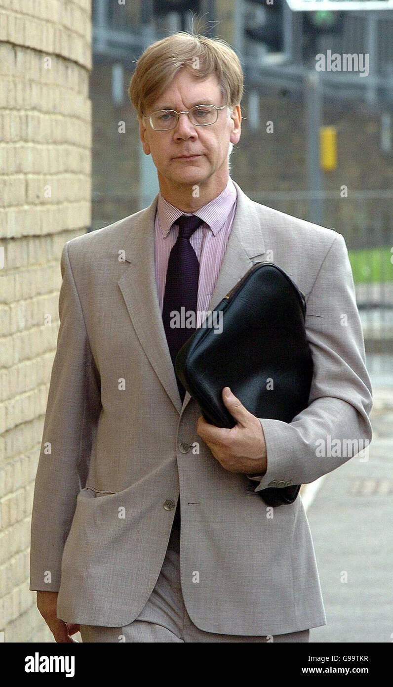 John Foster, husband of Dr Alethea Foster, outside at Cambridge Crown ...