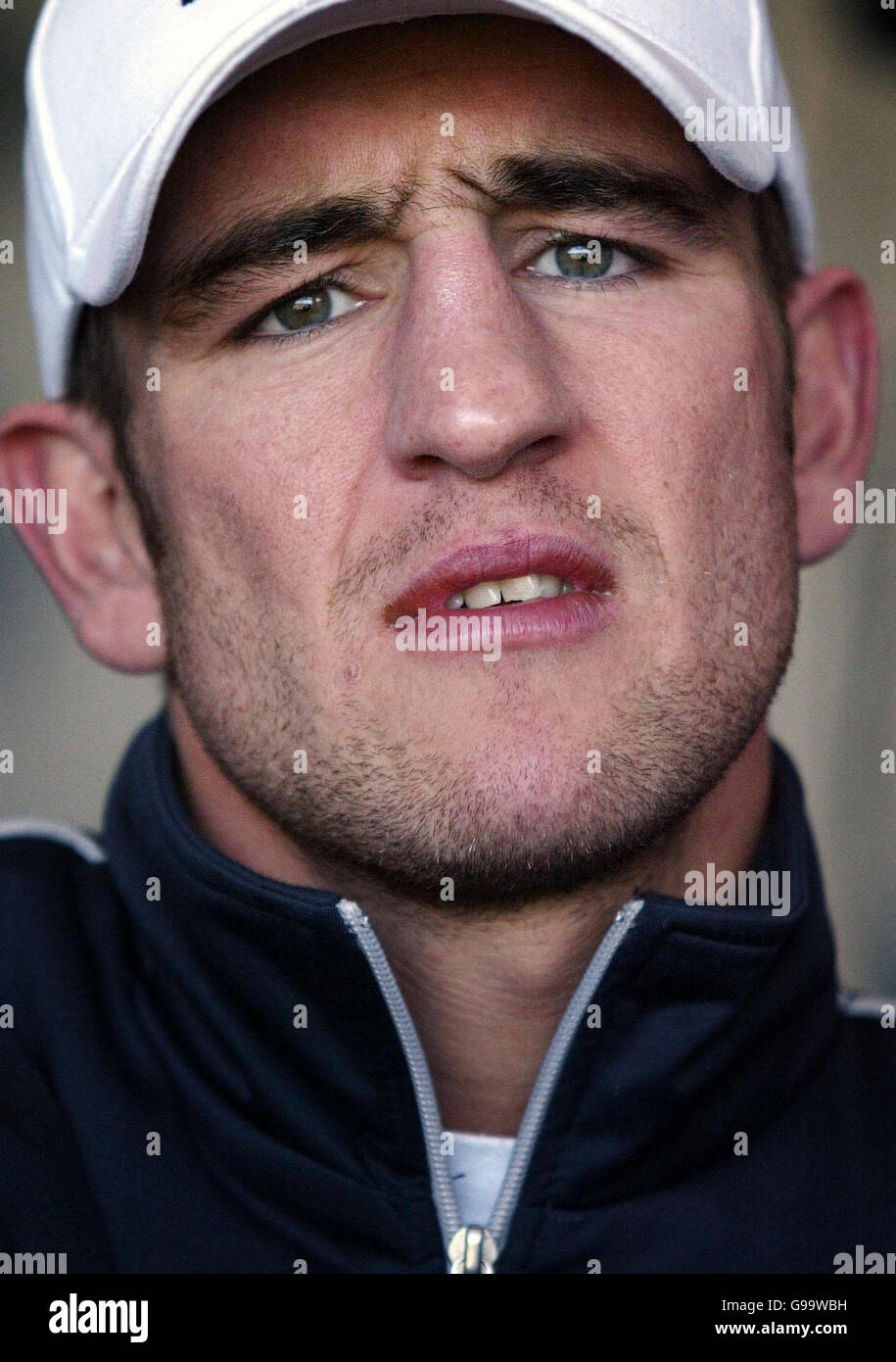 European Super Featherweight champion Alex Arthur talks to the media ...