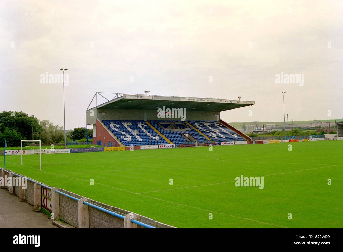 Scottish Soccer - League Division One - Stranraer. General view of ...