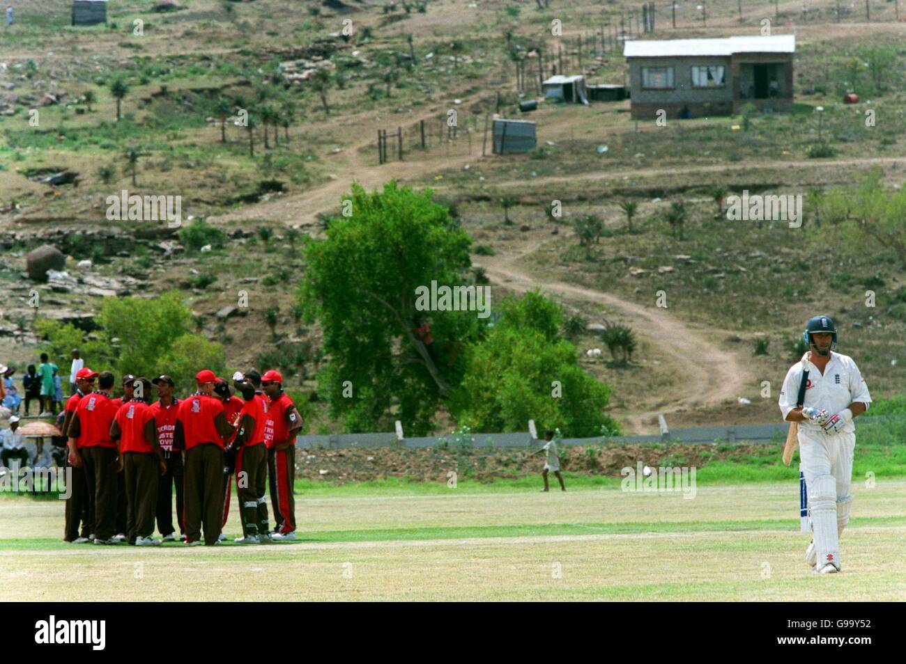 Cricket - Tour Match - Eastern Province-Border XI v England Stock Photo ...