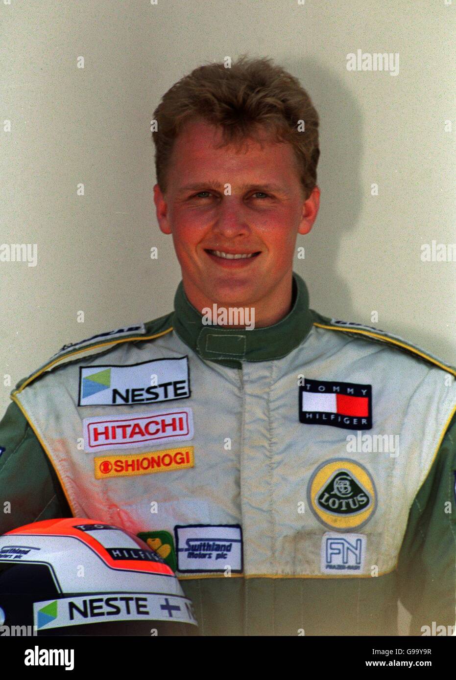JOHNNY HERBERT FORMULA ONE RACING DRIVER Stock Photo - Alamy