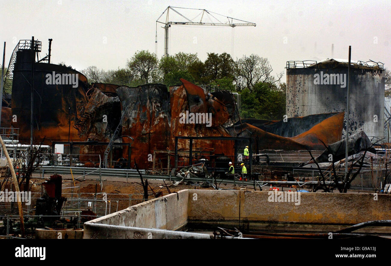 Buncefield oil depot hi-res stock photography and images - Alamy