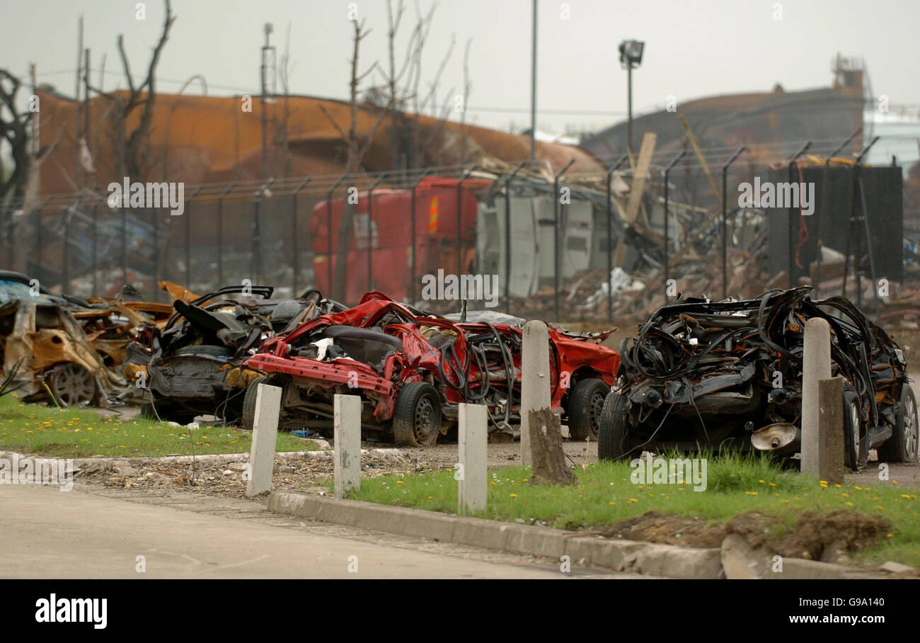 Burnt out tank hi-res stock photography and images - Alamy
