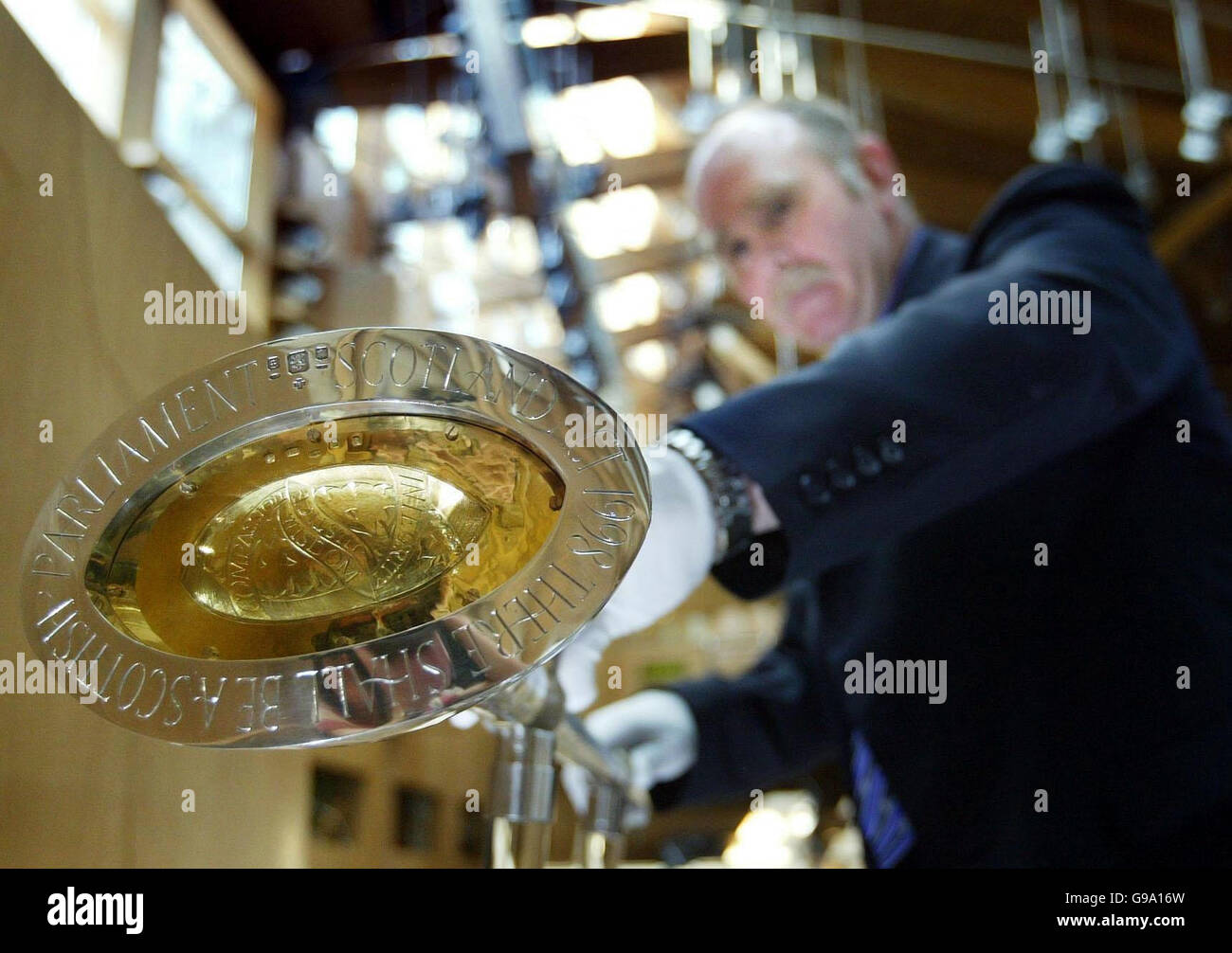 Mace parliament scotland hi-res stock photography and images - Alamy